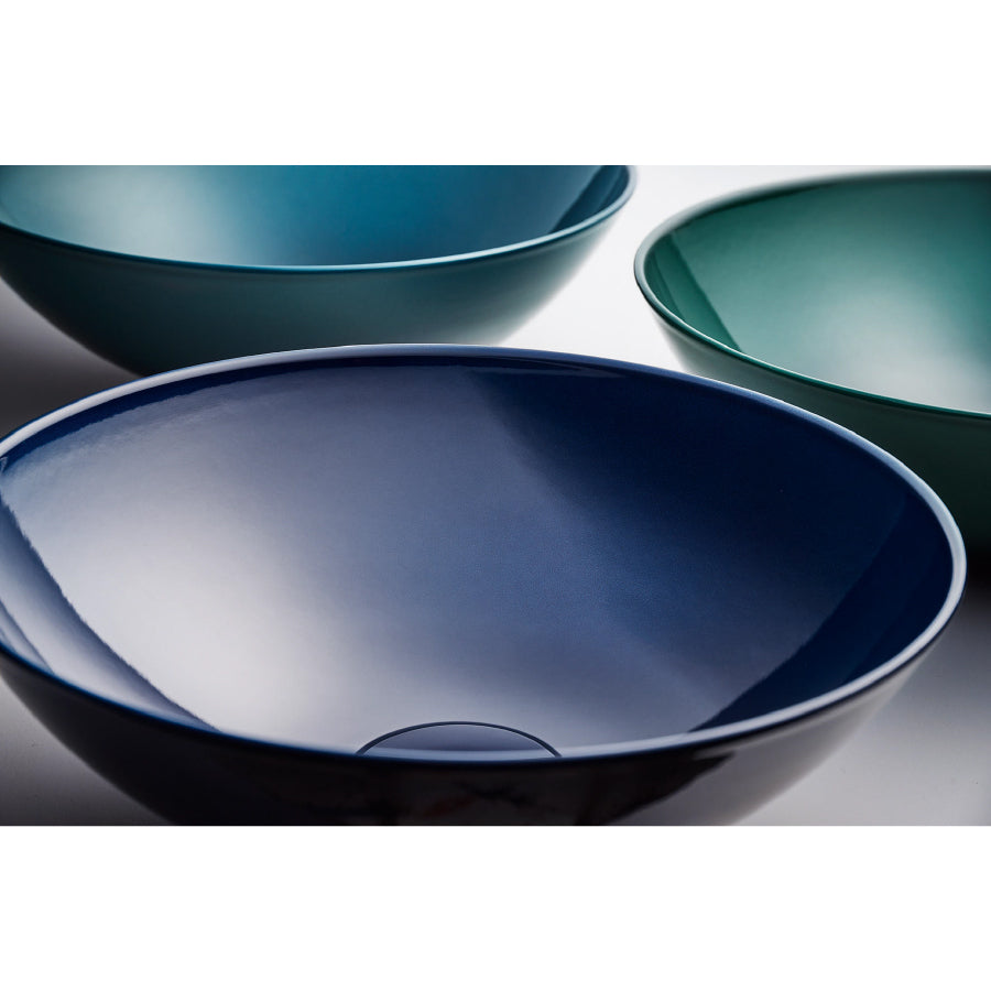 Alape 3900 000 092 Aqua dish basin D300mm in deep blue without tap hol ...